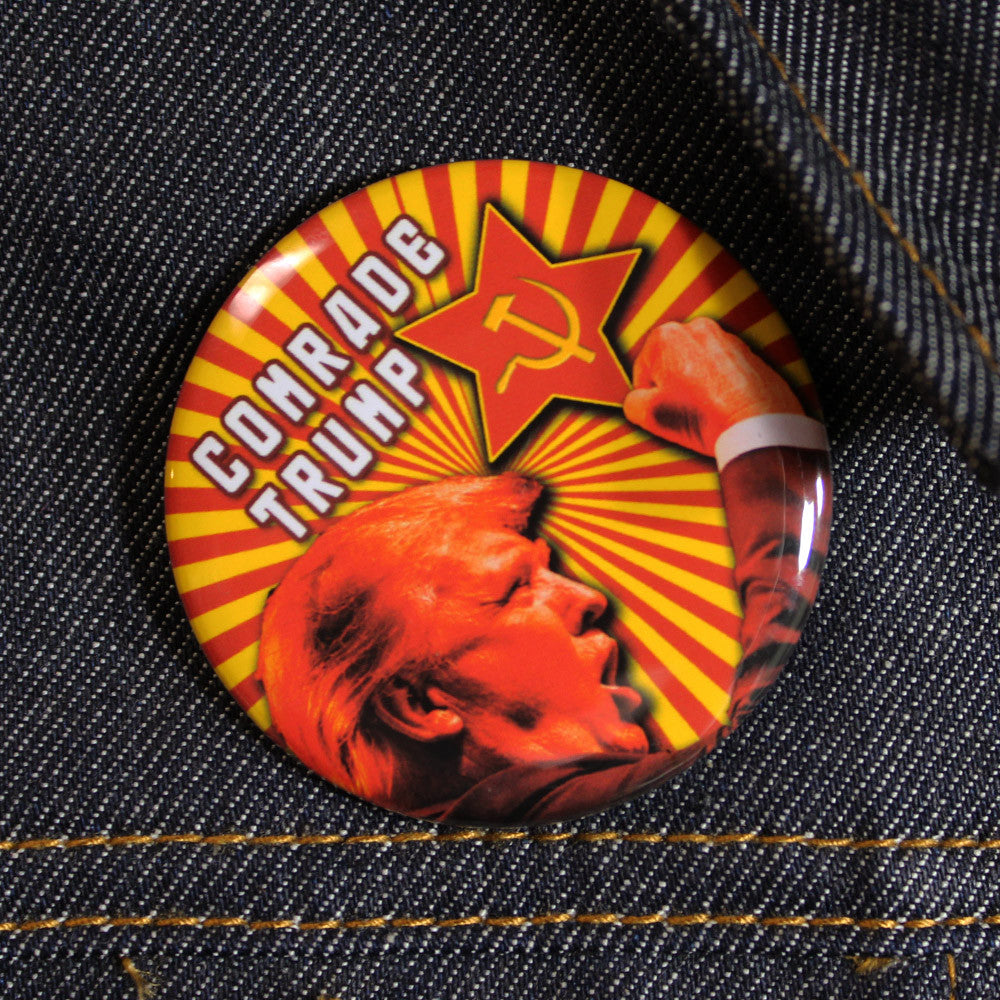 Comrade Trump | 2 1/4 Inch Pinback Button – Big Mean Punk Industries