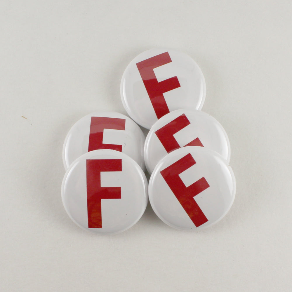NRA "F" Rating | Pinback Button – Big Mean Punk Industries